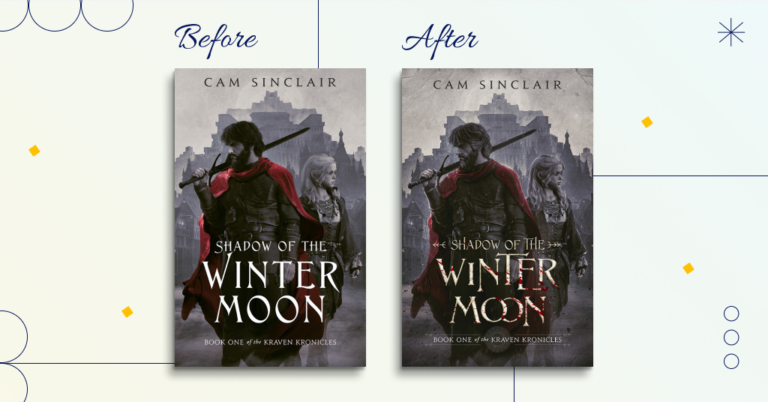 Premium Book Cover Design Case Study for Shadow of the Winter Moon ...