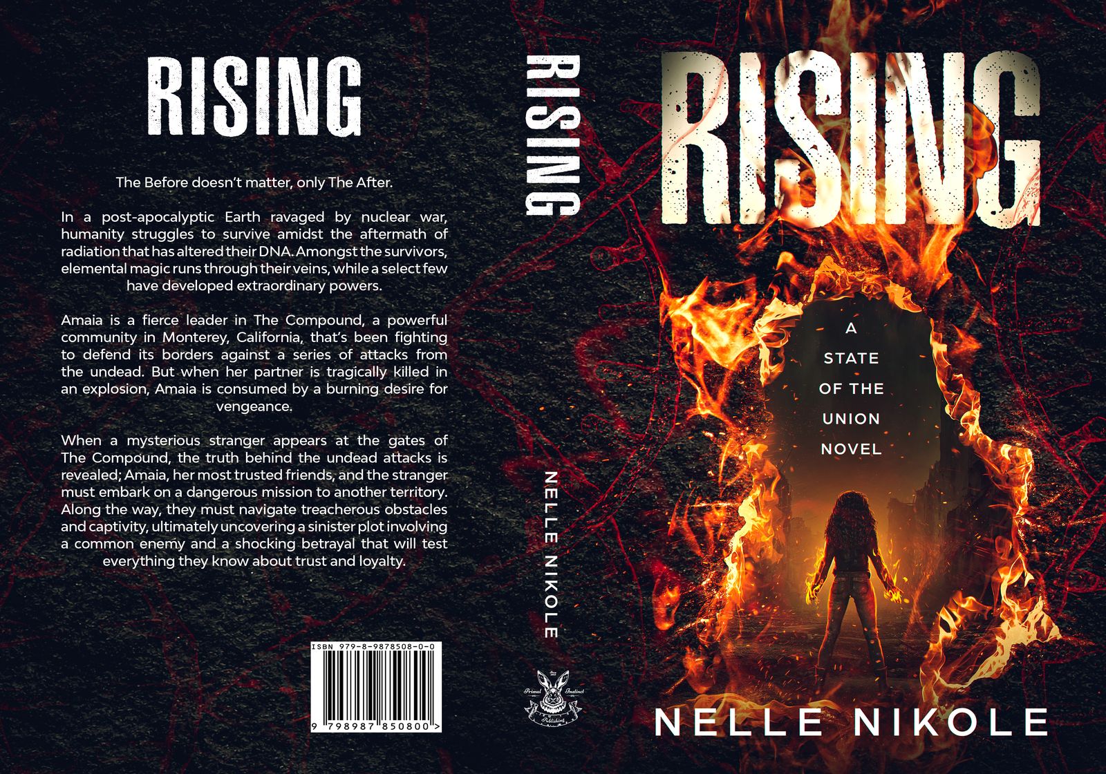 Custom Book Cover Design with 2 Concepts for Rising - MIBLART