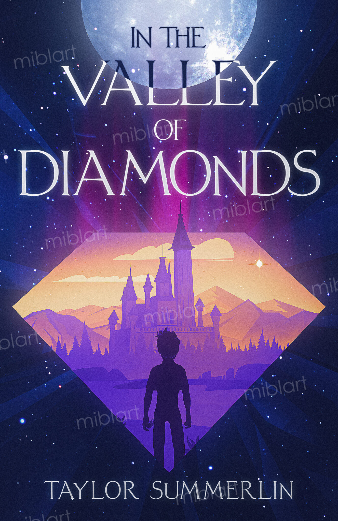 Custom Cover Design Case Study for In the Valley of Diamonds - MIBLART