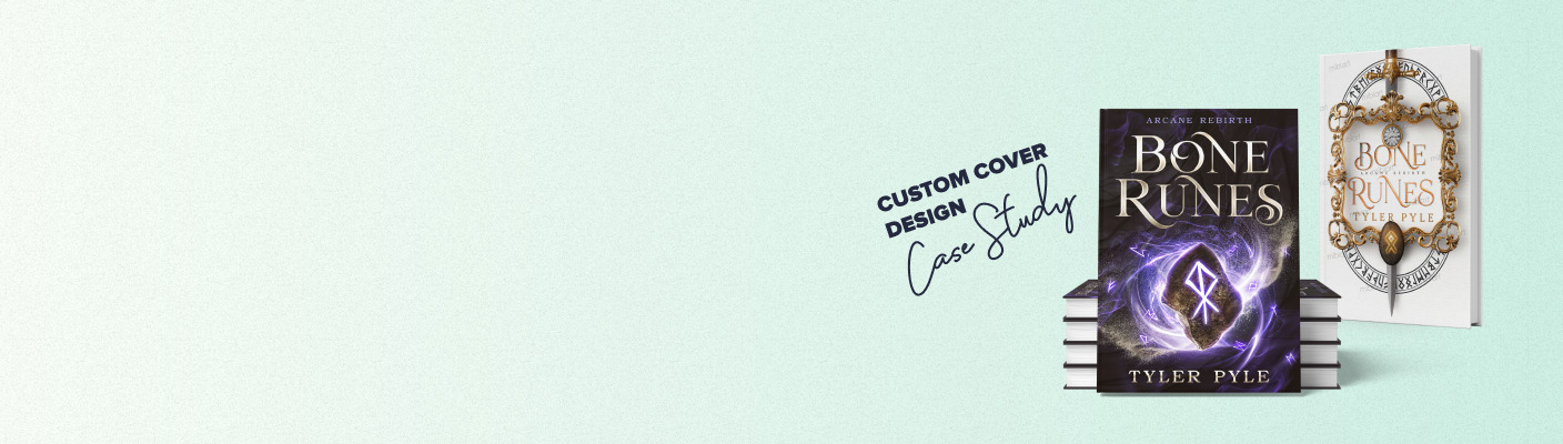 Custom Cover Design Case Study for Tyler Pyle’s Bone Runes (2 Concepts ...