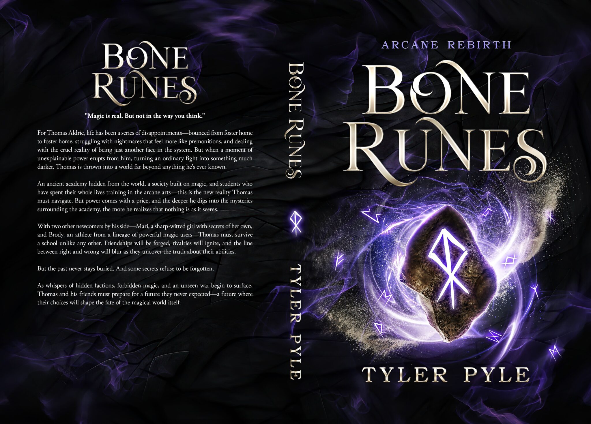 Custom Cover Design Case Study for Tyler Pyle’s Bone Runes (2 Concepts ...